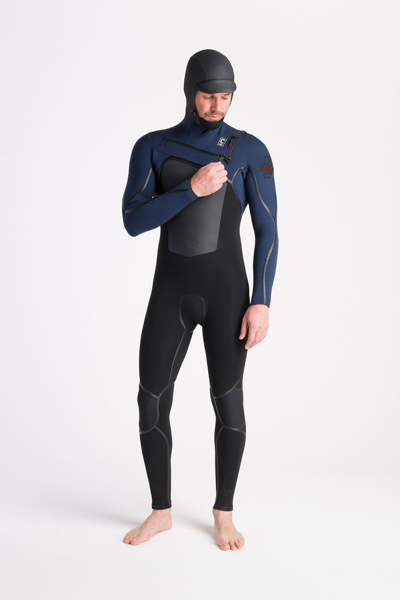 NUWAVE WIRED 5:4 MENS CHEST ZIP HOODED STEAMER – C-Skins